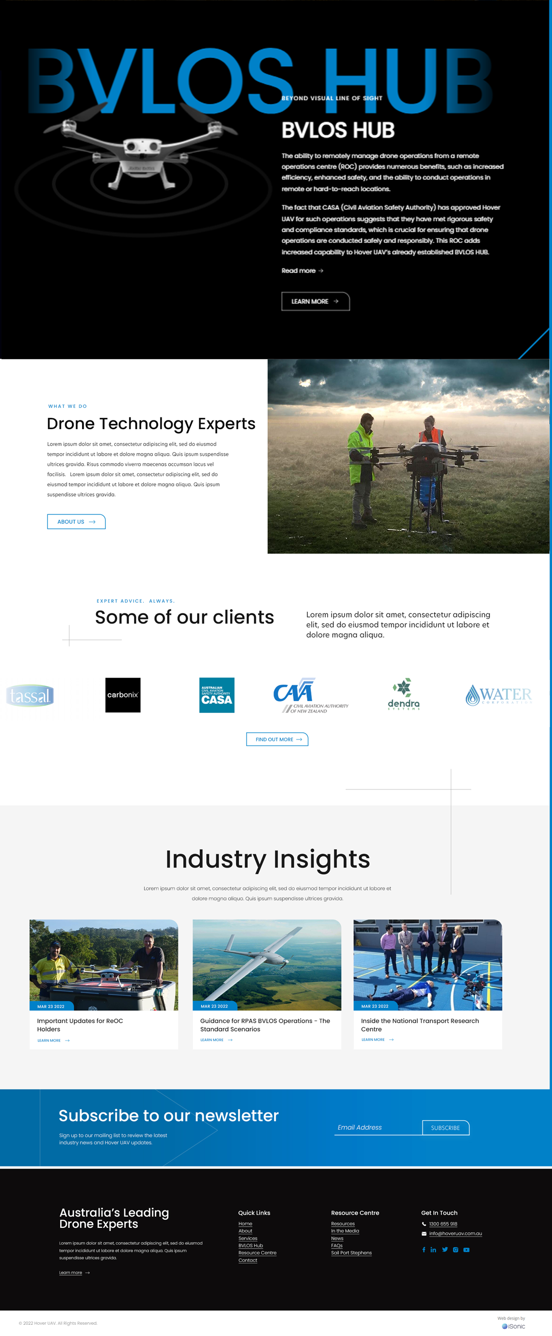 Hover UAV - iSonic Digital